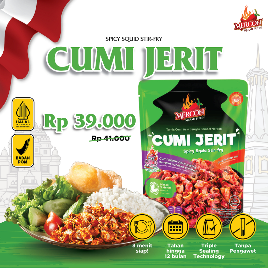 Jual [Special Edition] Mercon Merah Putih - Satuan || Cumi Jerit ...