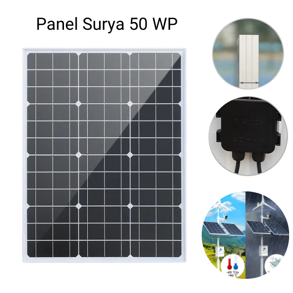 Jual Solar panel 50 WP Pembangkit Listrik Tenaga Matahari Panel Surya ...