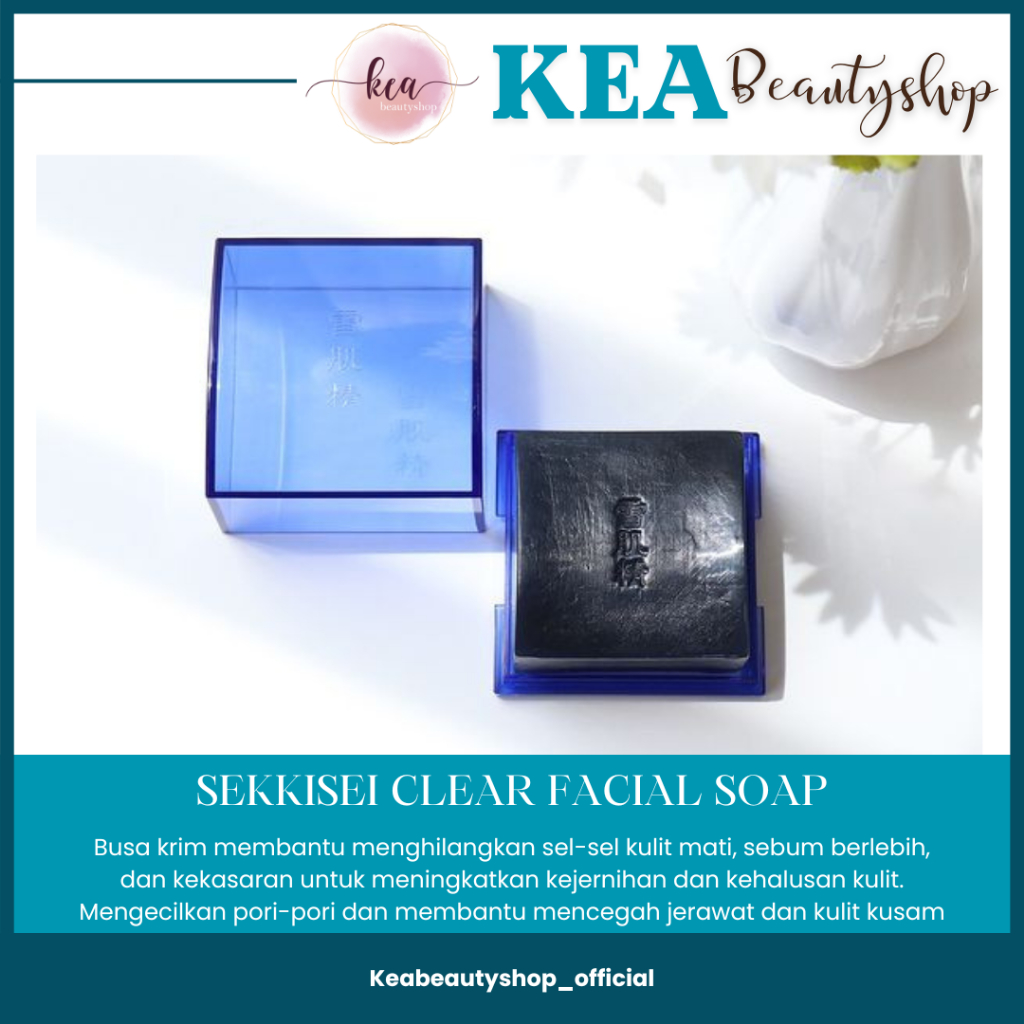Jual KOSE SEKKISEI CLEAR FACIAL SOAP | ESSENCE SOAP 120GR | Shopee ...