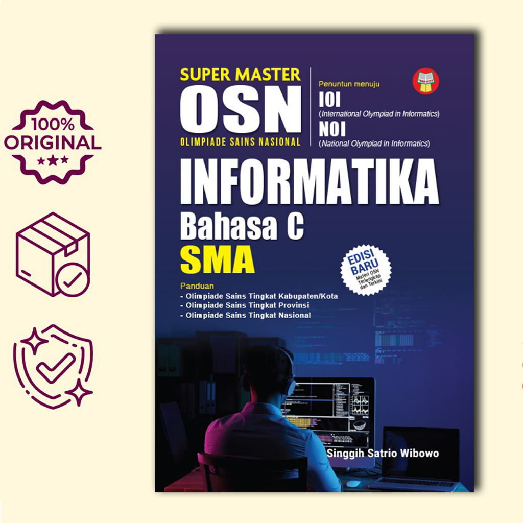 Jual Buku Bahasa C OSN untuk Olimpiade Informatika SMA | Tingkat ...