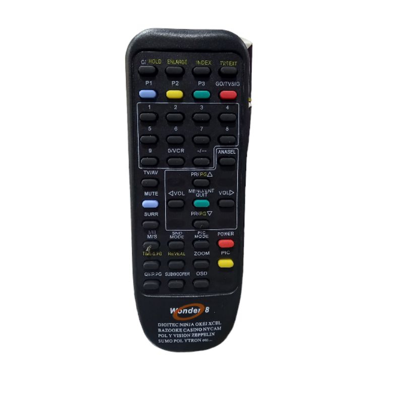 Jual REMOTE TV Tabung Minimax Polytron Digitec Bazooke Sumo TV tabung ...