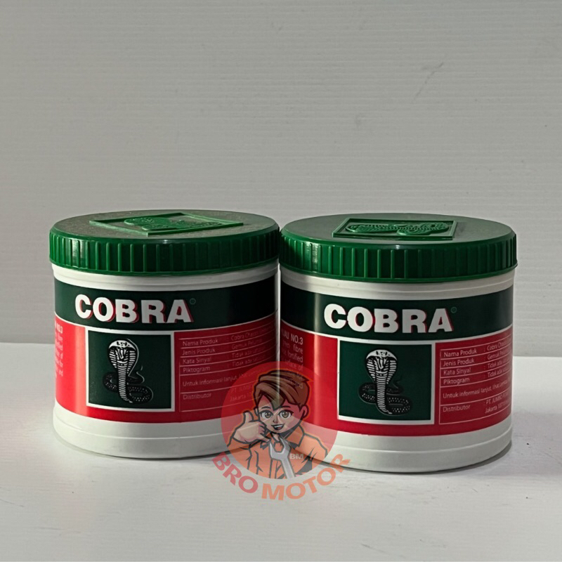 Jual Stempet Grease Gemuk Pelumas Cobra 1LB 500gr Original Termurah ...