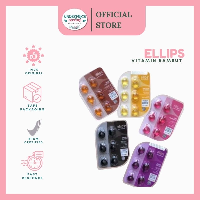 Jual Ellips Hair Vitamin 6pcs | Shopee Indonesia