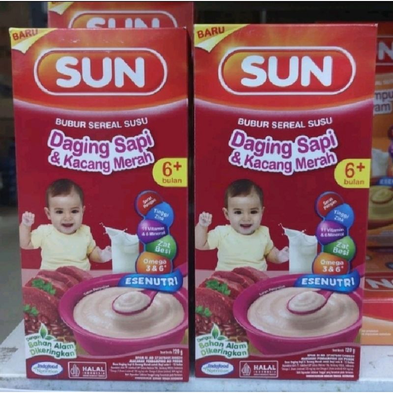 Jual Sun Bubur 6+ Daging Sapi Kacang Merah | Shopee Indonesia