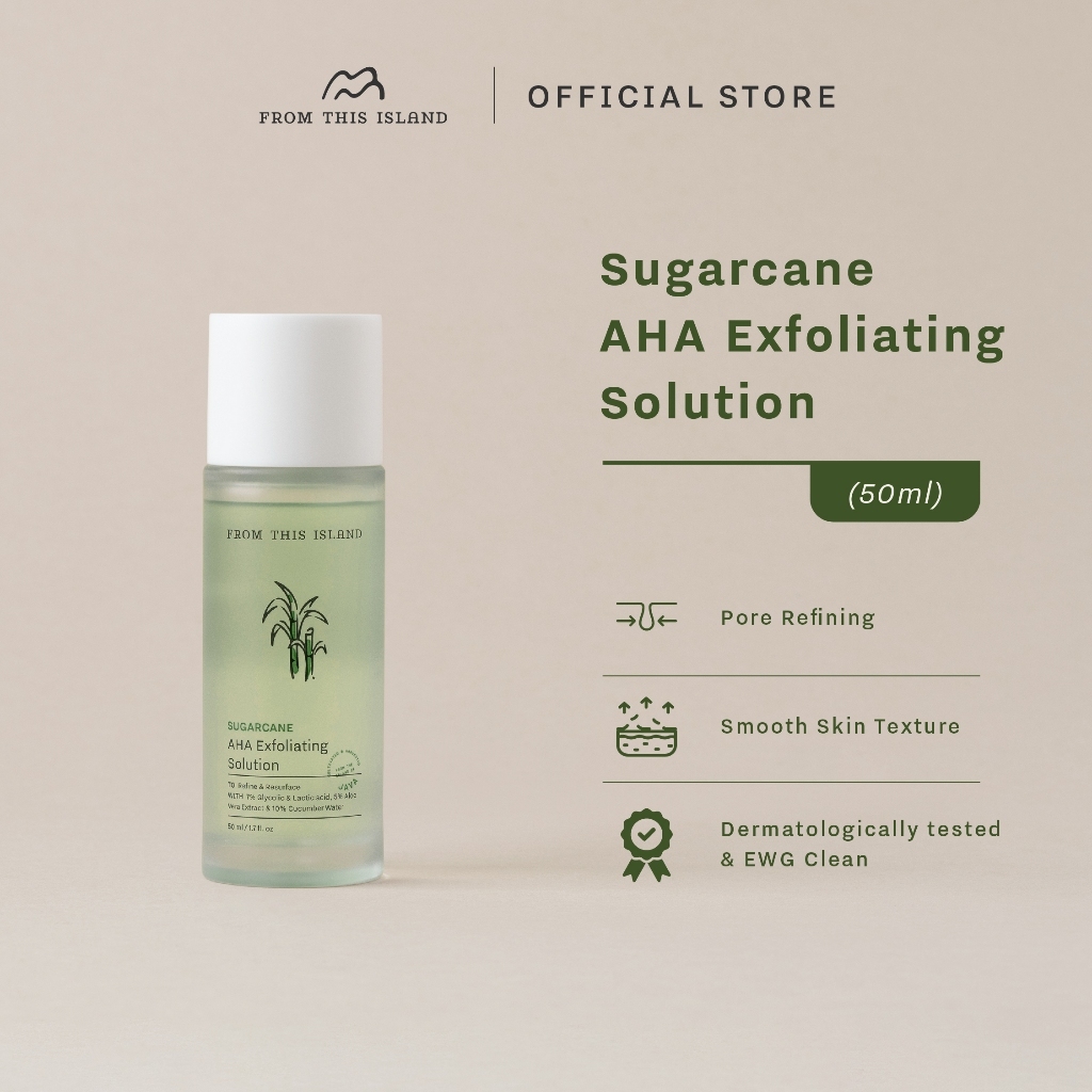 Jual From This Island Sugarcane 7% AHA Exfoliating Solution Toner ...