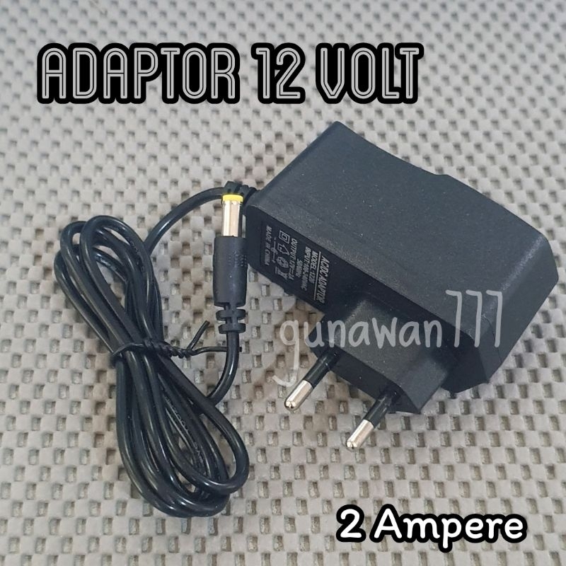 Jual Adaptor power supply 12v 2 Ampere | Shopee Indonesia
