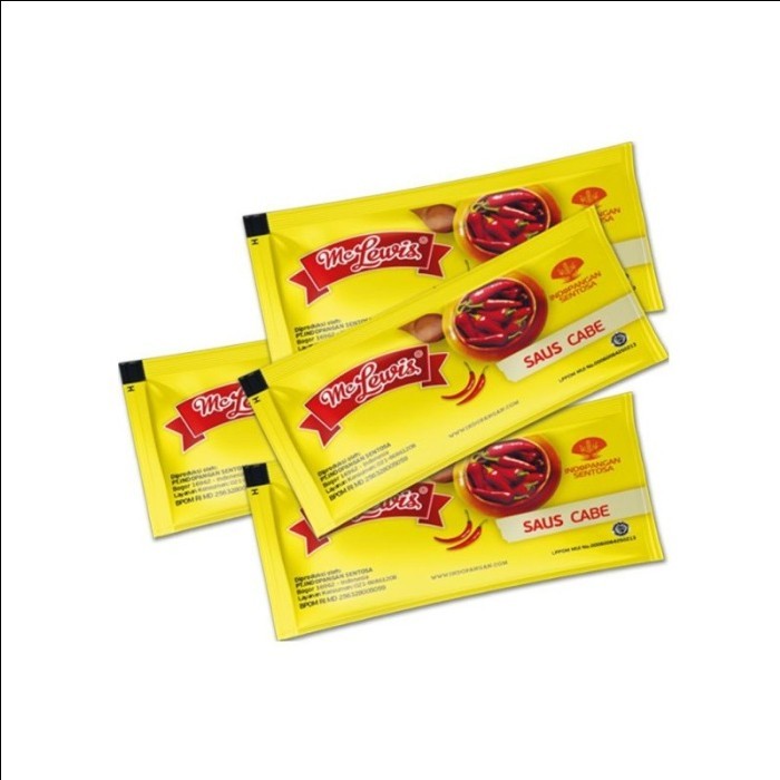 Jual Saos Sambal Sachet Mc Lewis isi 25 pcs | Shopee Indonesia
