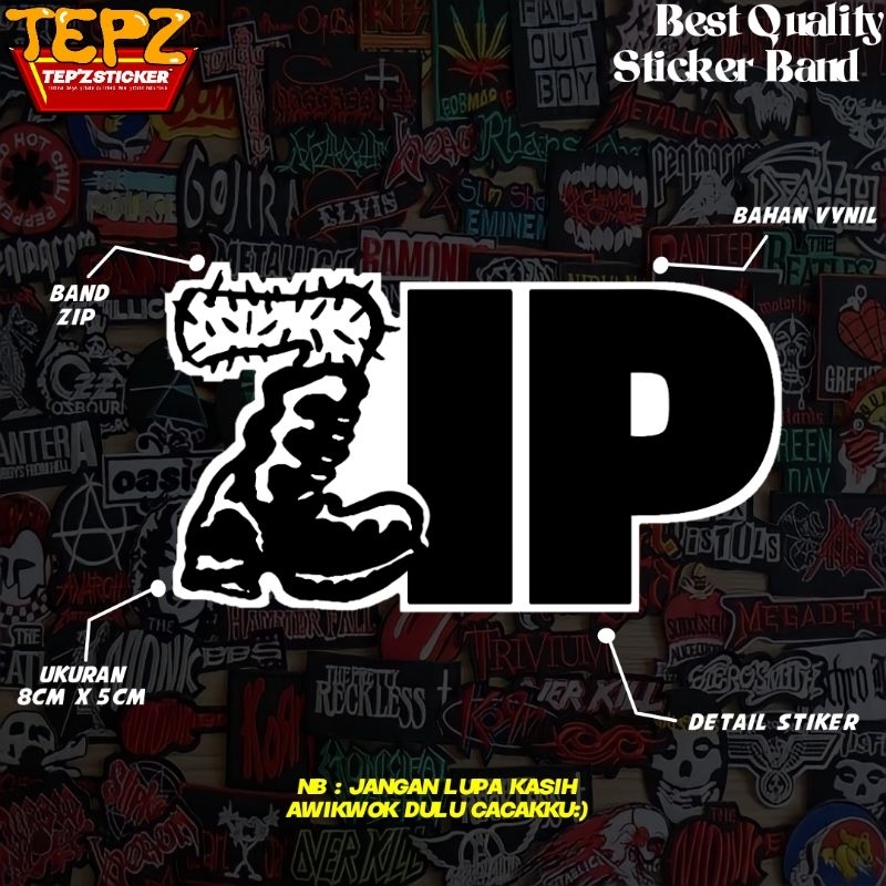 Jual STIKER STICKER (BAND ZIP) STIKER BAND|STIKER METAL|STIKER ...
