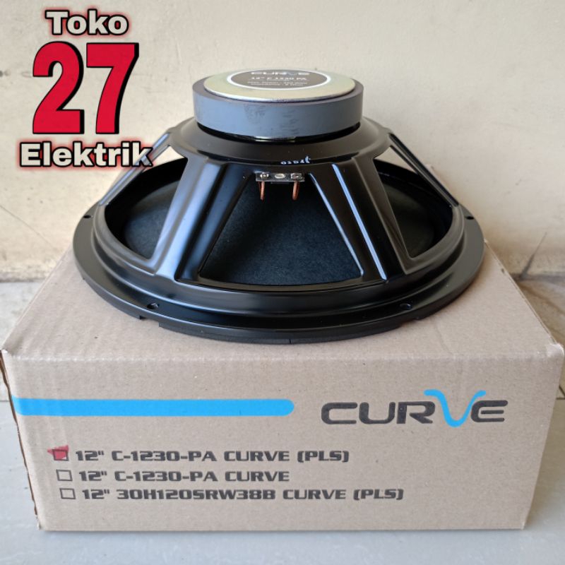Jual Speaker Fullrange CURVE 12 inch C 1230 PA CURVE (PLS) | Shopee ...