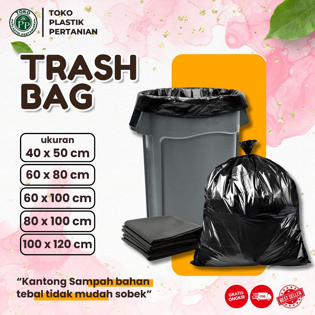 Jual Kantong Sampah Plastik | Trash Bag / Trashbag | HD sampah | Tempat Sampah Plastik Harga 1 ...