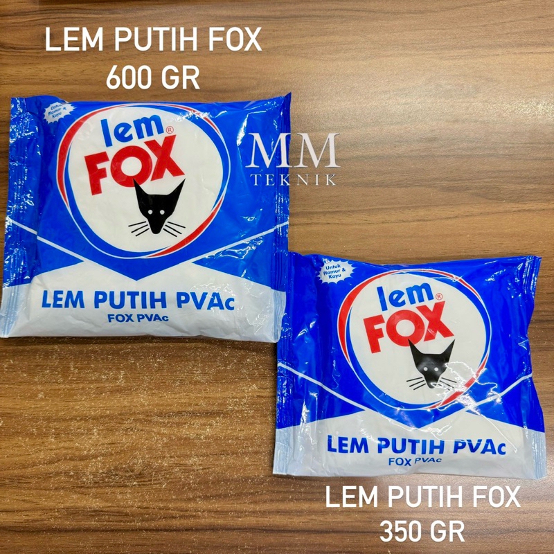Jual GROSIR Lem Putih PVAc FOX 600gr & 350gr Fox Bungkus Biru | Shopee ...