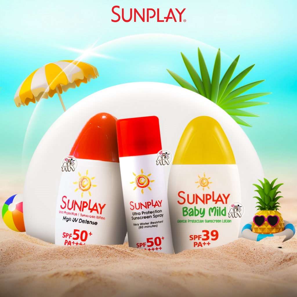 Jual SUNPLAY SUNSCREEN SERIES ( BABY MILD SPF39 / DEFENSE SPF50 ...