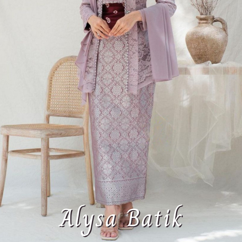 Jual Rok Songket Lilit Songket Siap Pakai Rok Bridesmaid Bawahan Kebaya ...
