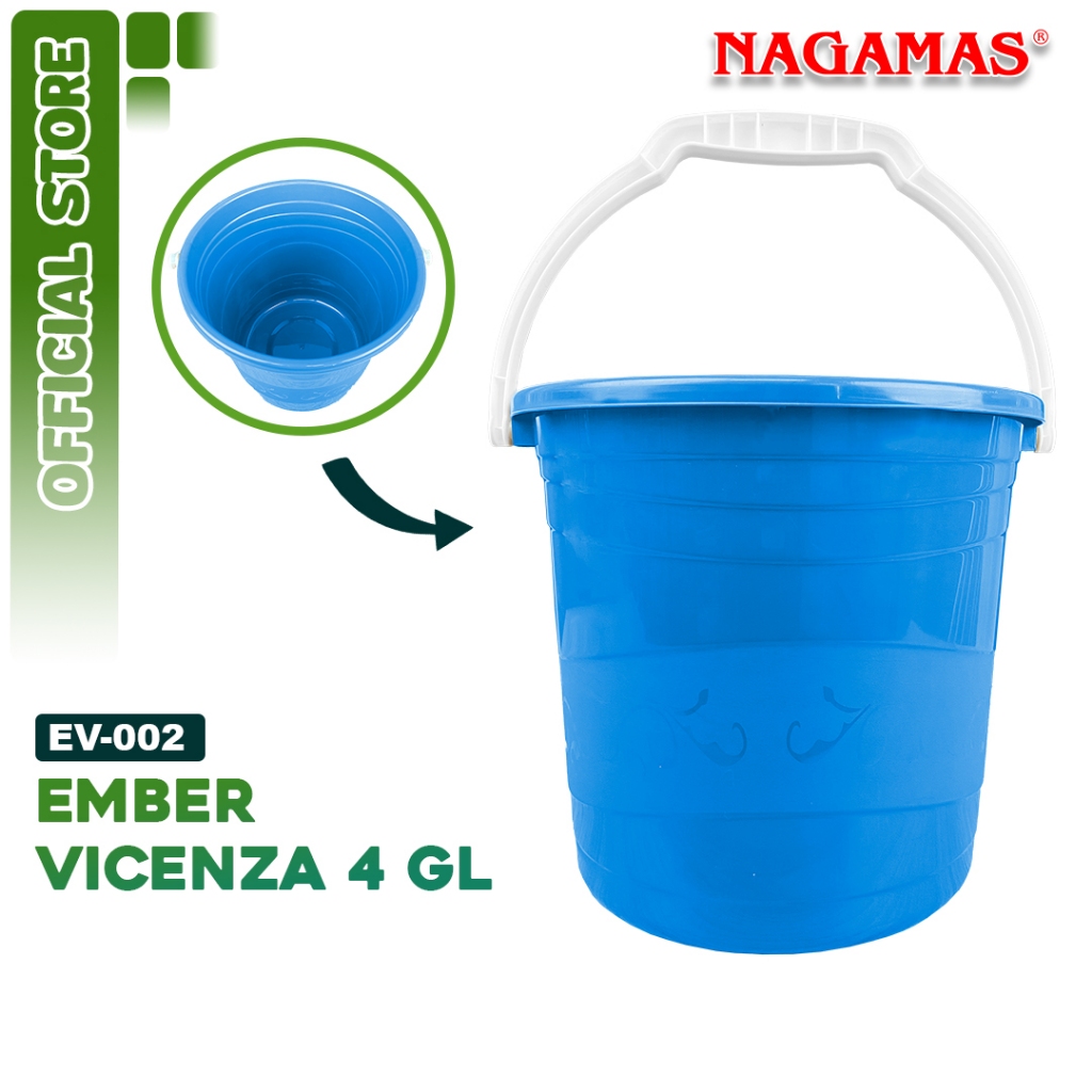 Jual NAGAMAS Ember Plastik Air Tebal 4GL | Shopee Indonesia