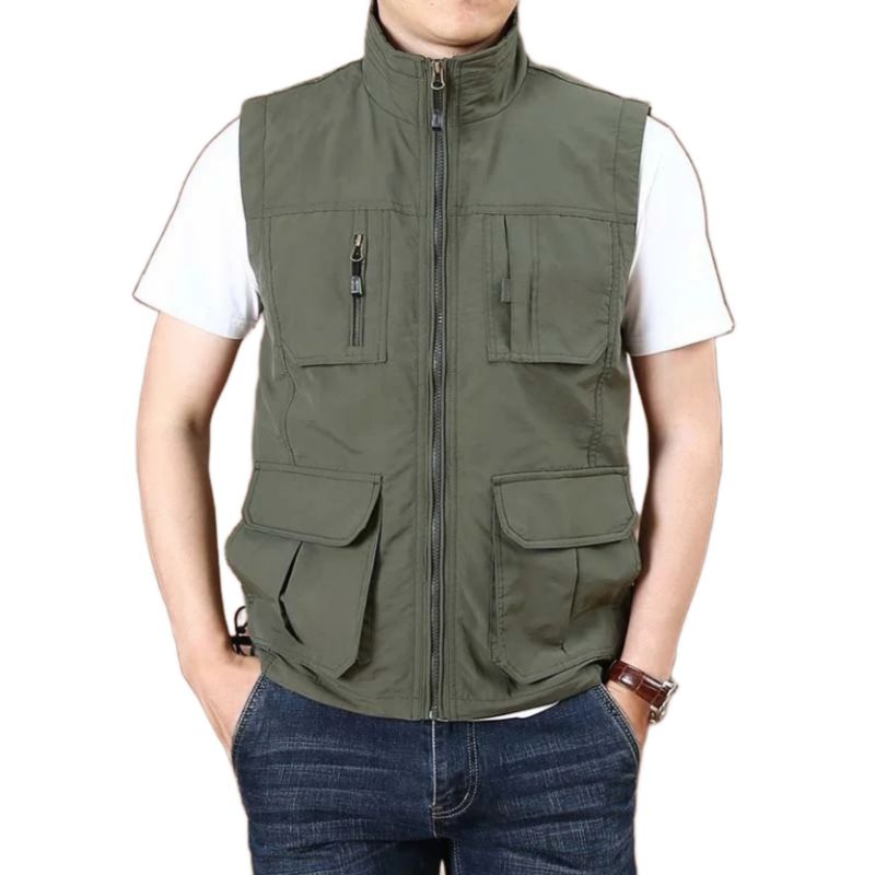 Jual Rompi Pria Koreaan Style Anti Air /Rompi Pria Casual/Rompi Pria ...