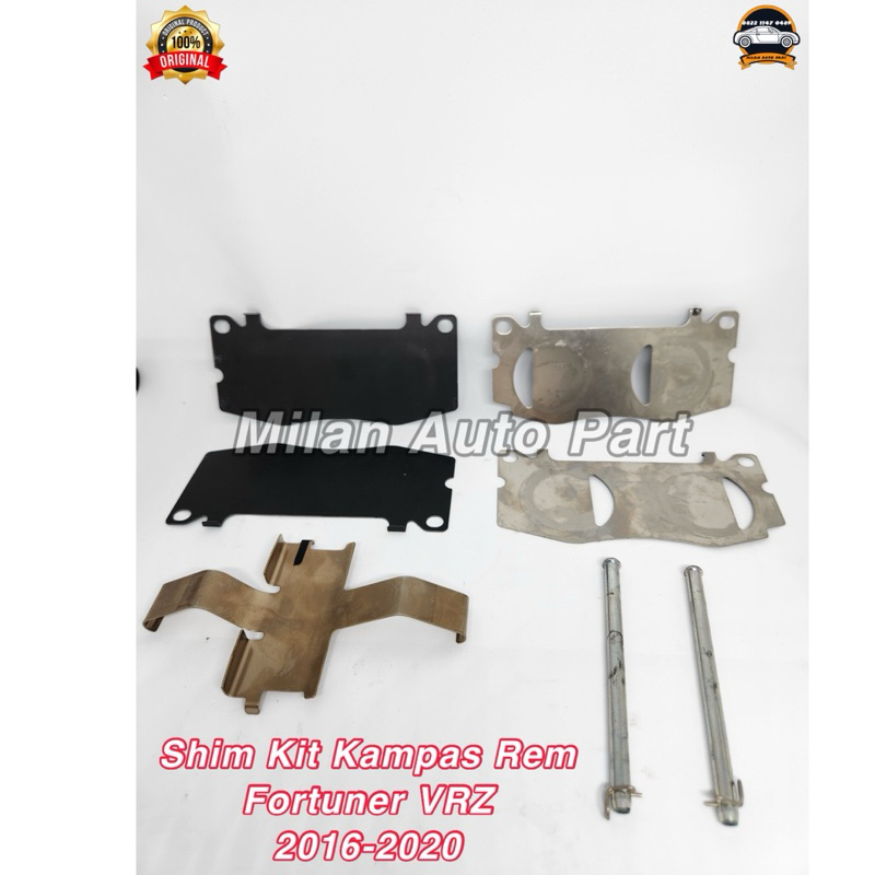 Jual Sim Shim Kit Fitting kit Pin Plat Brake Pad Kampas Rem Depan ...
