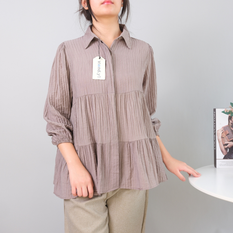 Jual Blouse Polos Wanita / Atasan Cewek Korea Style / Blus Premium ...