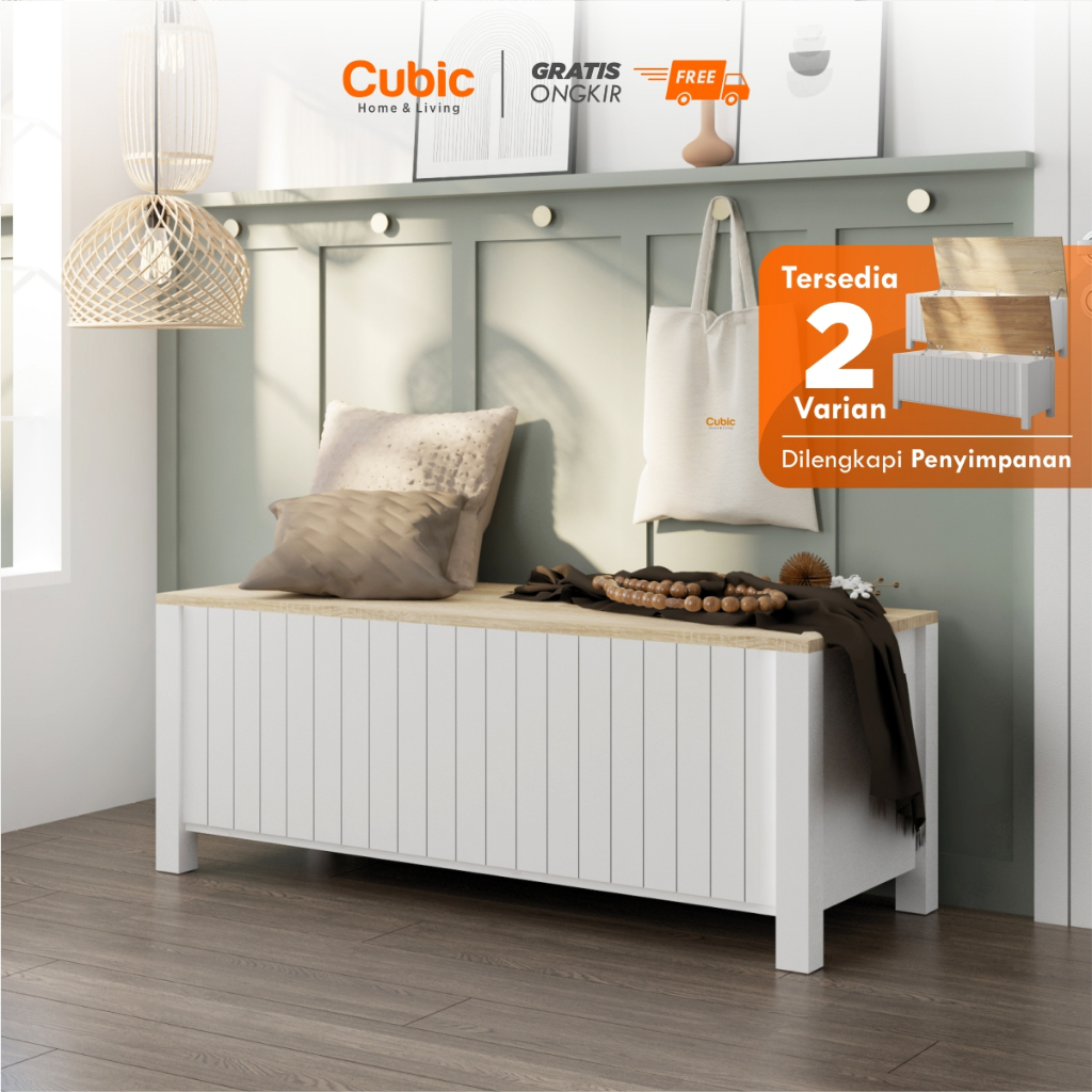 Jual Cubic Bangku Storage Serbaguna / Kursi Panjang / GENIO BENCH 120 ...