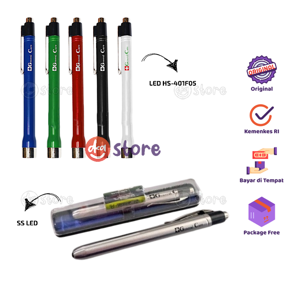 Jual Senter Medis Penlight General Care / Penlight Mata Telinga Lidah ...