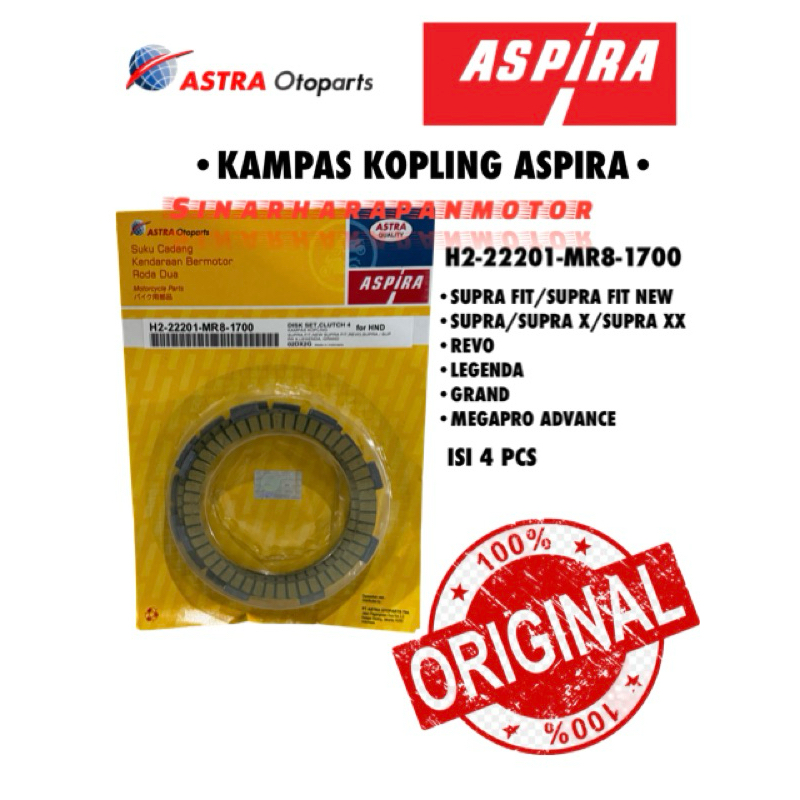 Jual KAMPAS KOPLING / KAIN KLOS [SET] SUPRA | SUPRA X | SUPRA FIT NEW | REVO | GRAND | LEGENDA ...
