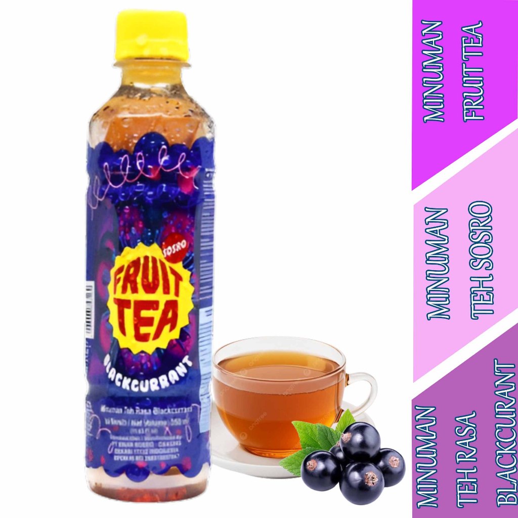 Jual Teh Rasa Blackcurrant - Fruit Tea Sosro - Minuman Teh Kemasan ...