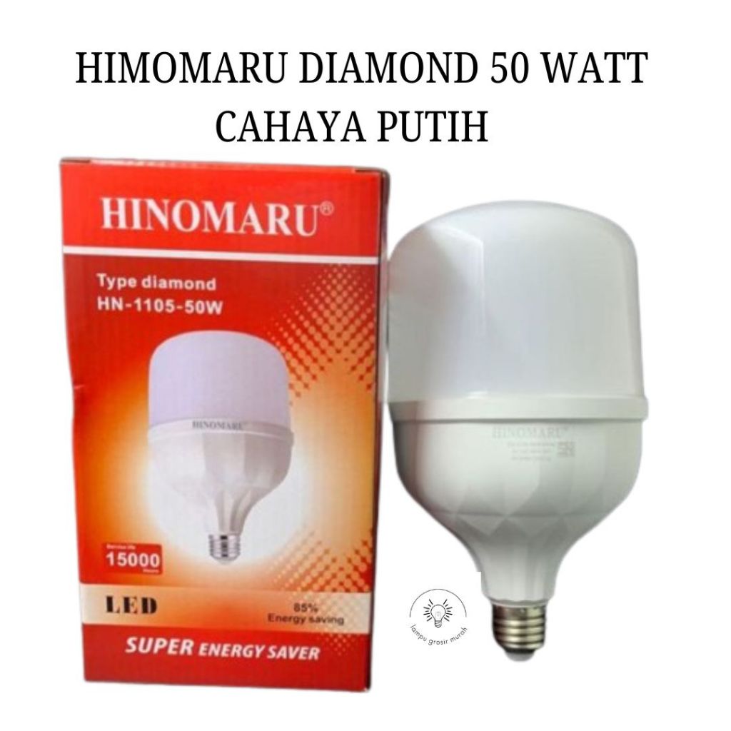 Jual HINOMARU DIAMOND LAMPU LED 50 WATT HN1105 CAHAYA PUTIH | Shopee Indonesia