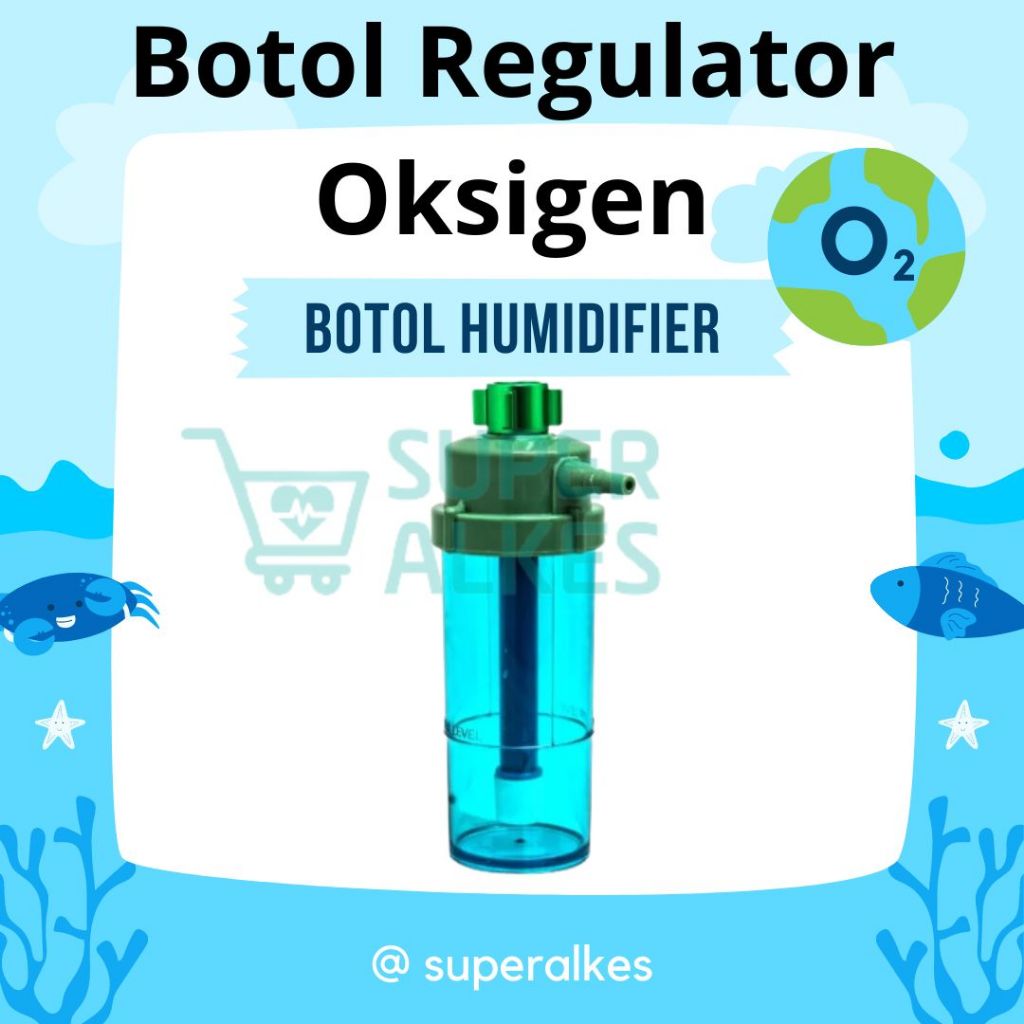 Jual botol humidifier regulator oksigen | Shopee Indonesia