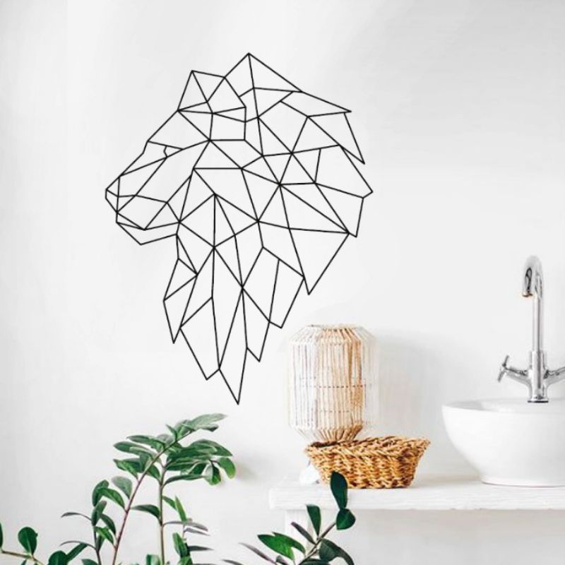 Jual WALLDECOR HIASAN DINDING AESTHETIC | GEOMETRI STIK BAMBU HEWAN ...