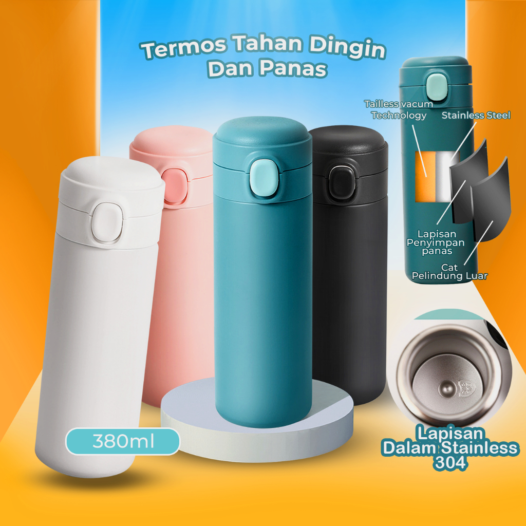 Jual Stainless Steel Tumblr/Tumbler Teh / Termos Tahan Dingin Dan Panas ...