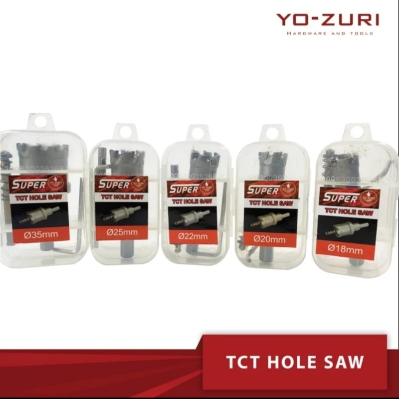 Jual HOLE SAW TCT YOZURI / HOLE SAW BESI / MATA BOR BESI ALUMUNIUM ...