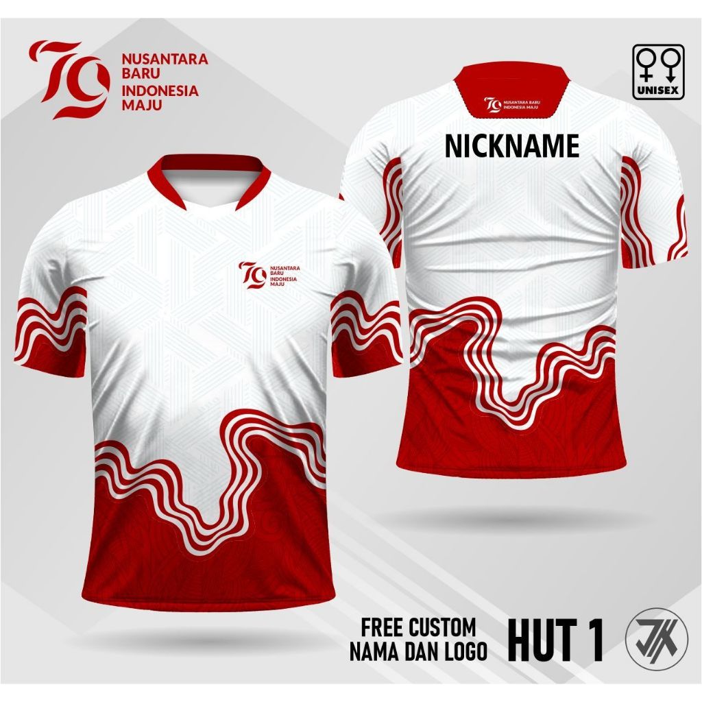 Jual Jersey HUT RI 79 Tahun Kaos 17 Agustus Jersey 17 Agustus Kaos Kemerdekaan RI | Shopee Indonesia