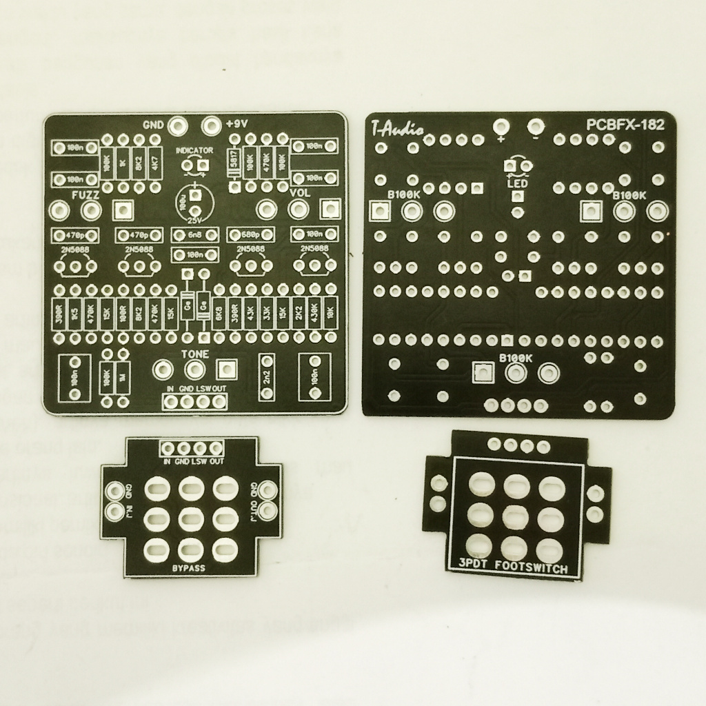 Jual T-Audio PCBFX-182 Based on Death by Audio Fuzz War II DIY Stompbox ...