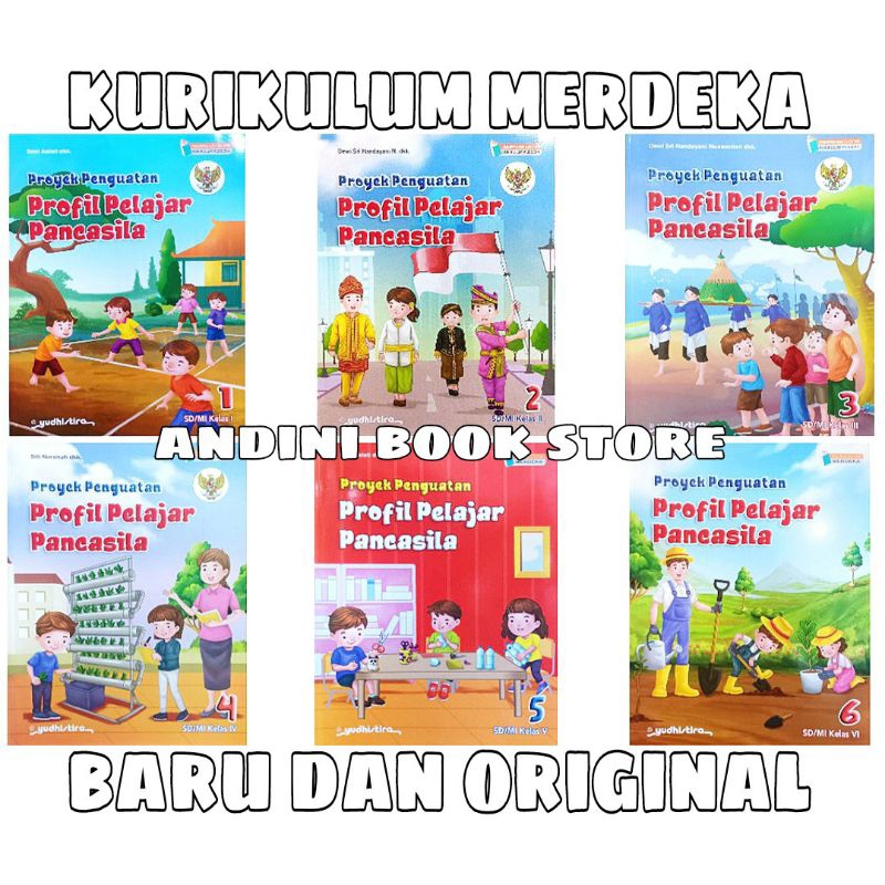 Jual BUKU P5 YUDHISTIRA KELAS 1 2 3 4 5 6 SD/MI KURIKULUM MERDEKA ...