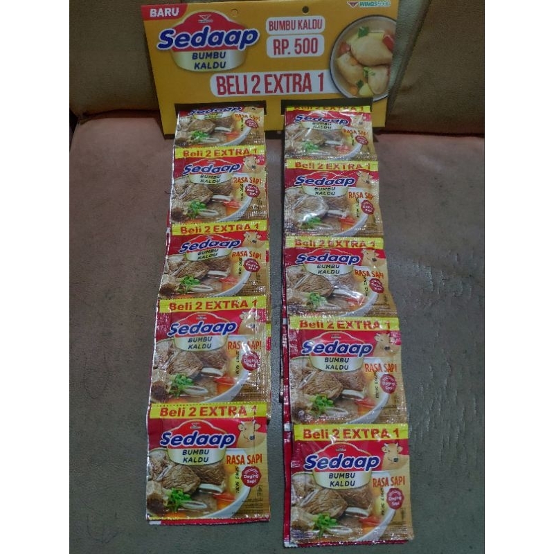 Jual Sedap Bumbu Kaldu Rasa Sapi isi 18pcs/Renceng | Shopee Indonesia
