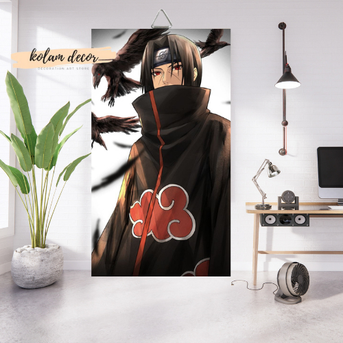 Jual Poster Naruto Itachi Hiasan Dinding Poster Modern / Wall Decor ...