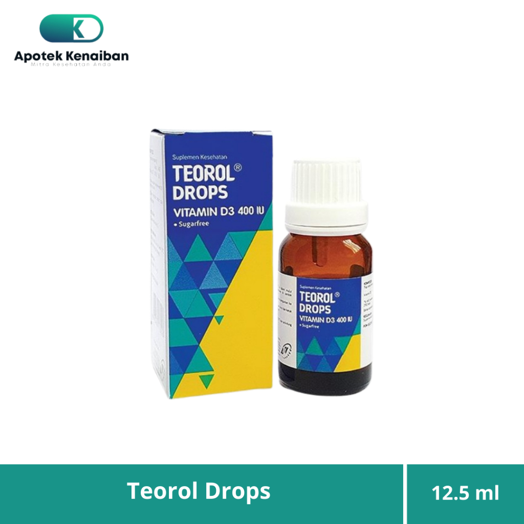 Jual TEOROL DROPS VITAMIN D3 400 IU | Shopee Indonesia