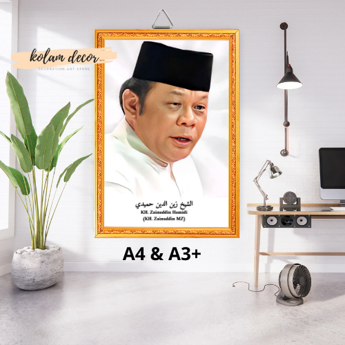 Jual POSTER KH ZAINUDDIN MZ / POSTER ISLAM / HIASAN DINDING / POSTER ...