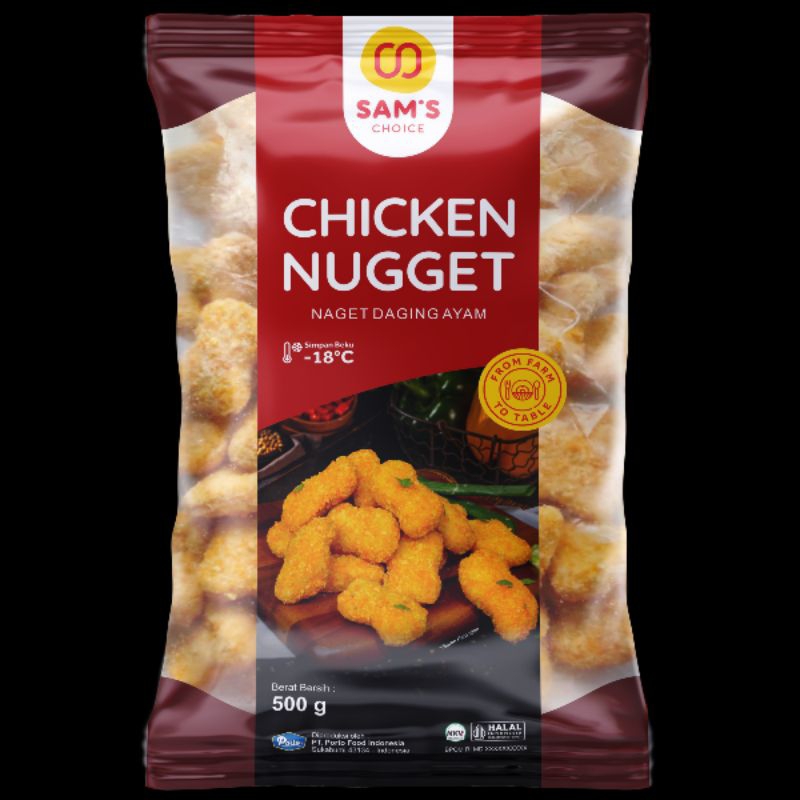 Jual nugget ayam 1kg sam's choice bartoz | Shopee Indonesia