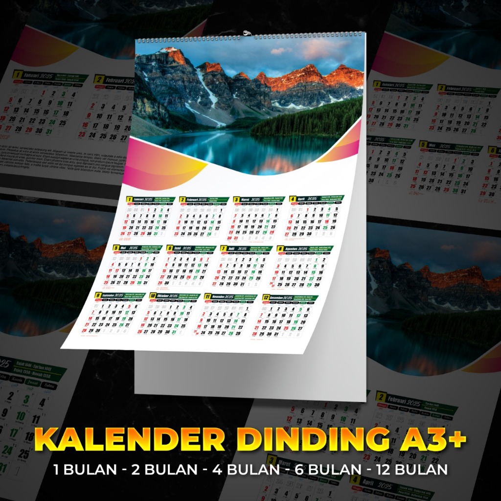 Jual Kalender Dinding, Kalender Partai, Kalender dinding satuan ...