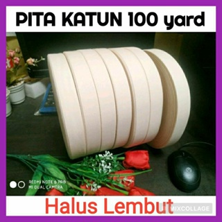 Jual Pita Label Katun Polos 2cm 3cm Piterban 100 Meter | Shopee Indonesia