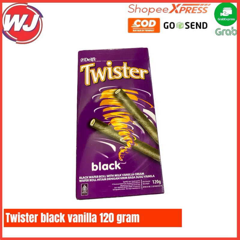 Jual TWISTER BLACK VANILLA 120 GRAM | Shopee Indonesia