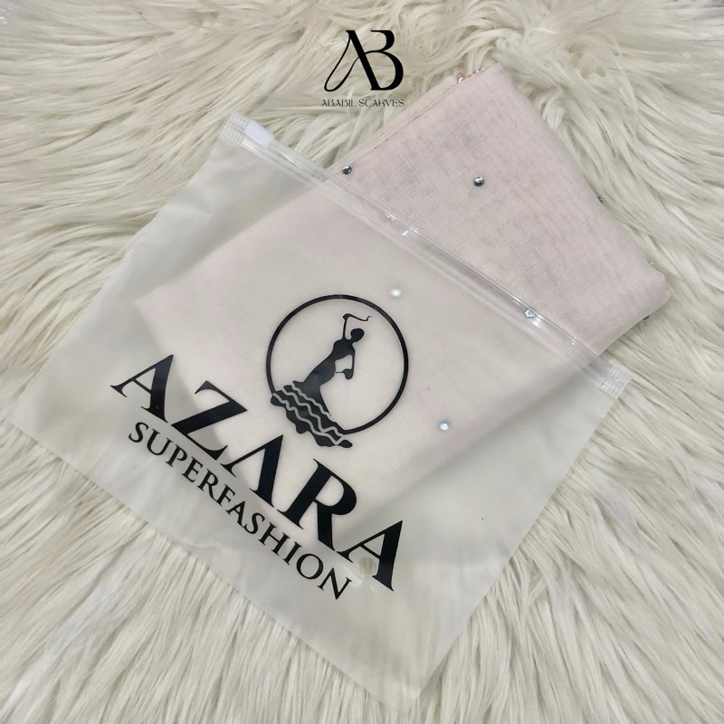 Jual ABABIL SCARVES ~ HIJAB PARIS SWAROVSKY TASEL POUCH AZARA|| SEGI ...