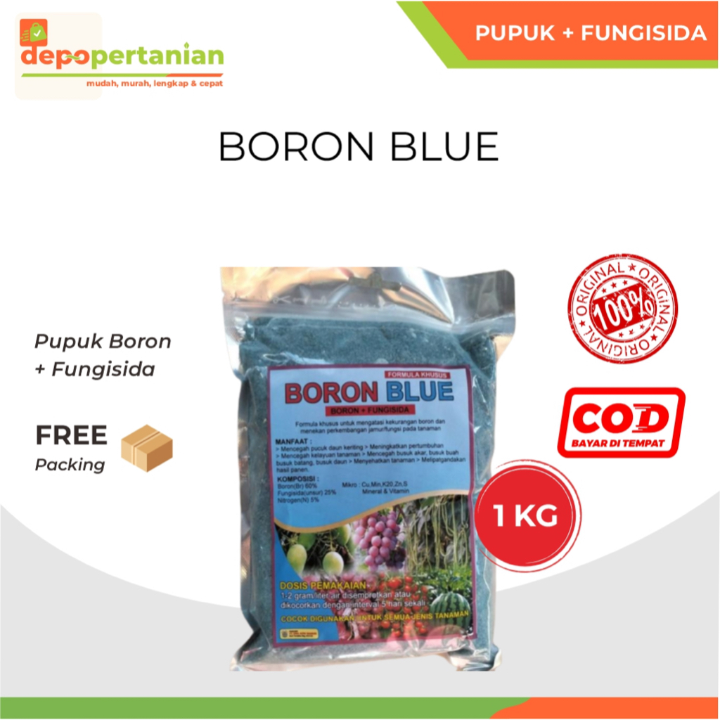 Jual Depo Pertanian - BORON Blue Fungisida plus Boron untuk tanaman ...