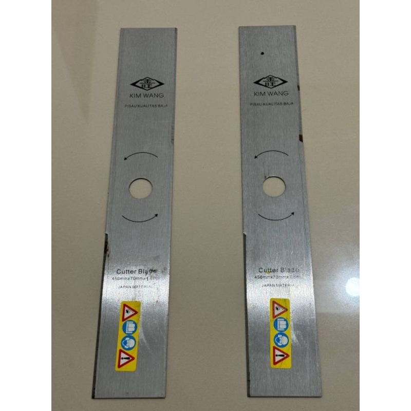Jual Blade Cutter Mata Kepala Pisau Potong Babat Rumput 450 x 70 x 1,6 ...