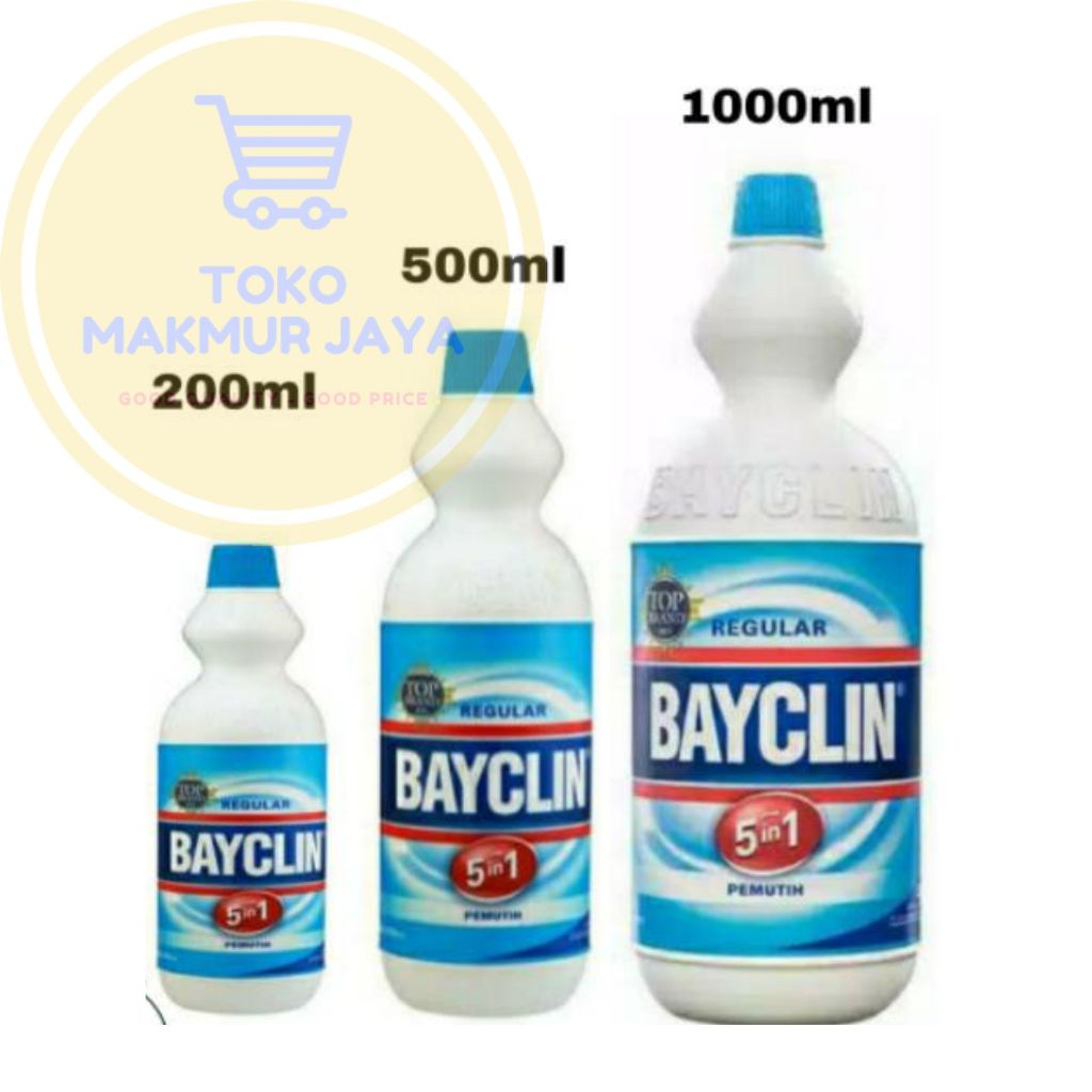 Jual BAYCLIN PEMUTIH BAJU BOTOL 500/200ml | Shopee Indonesia