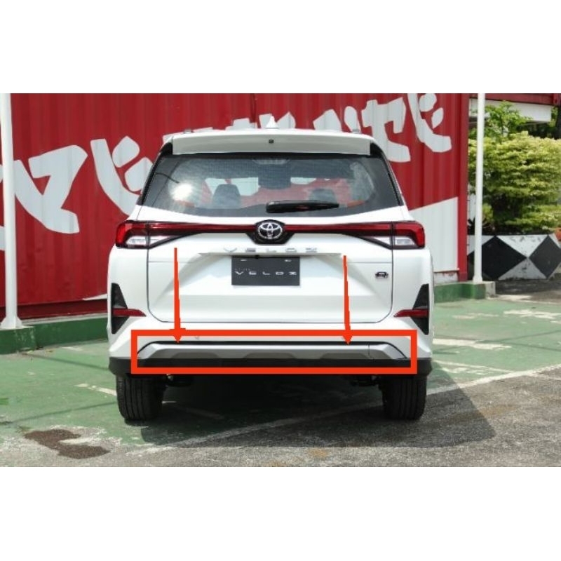 Jual Cover Spoiler Moulding Bemper Belakang Avanza Veloz 2022 Original ...