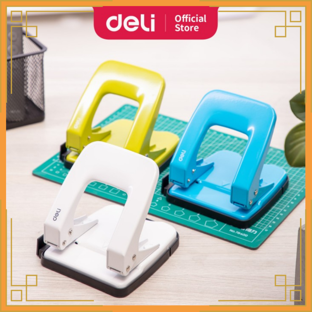 Jual DELI Pembolong kertas kecil, sedang, besar 0136/0137/0138 | Shopee ...