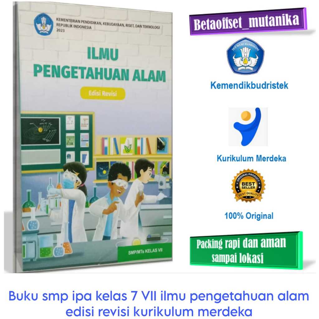 Jual Buku smp ipa kelas 7 ilmu pengetahuan alam edisi revisi kurikulum merdeka kurmer | Shopee ...