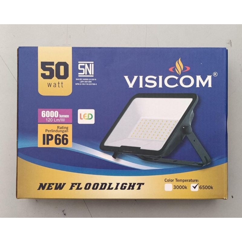Jual Lampu Flood Light LED 50W 50Watt Sorot Visicom Floodlight 50 Watt | Shopee Indonesia