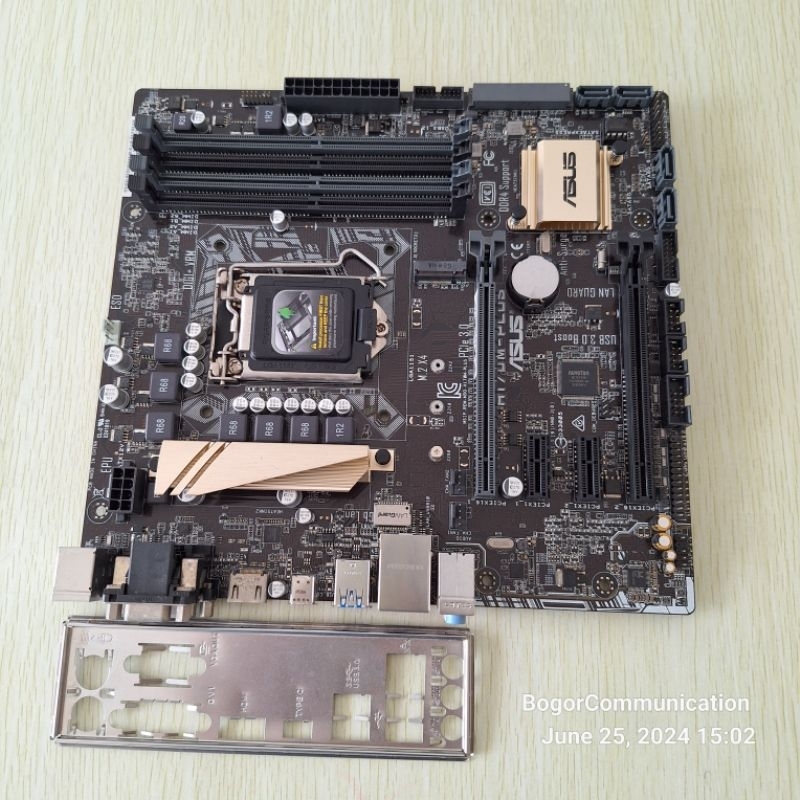Jual Motherboard H170 Asus H170M-PLUS Intel Skylake Kabylake 1151 DDR4 ...